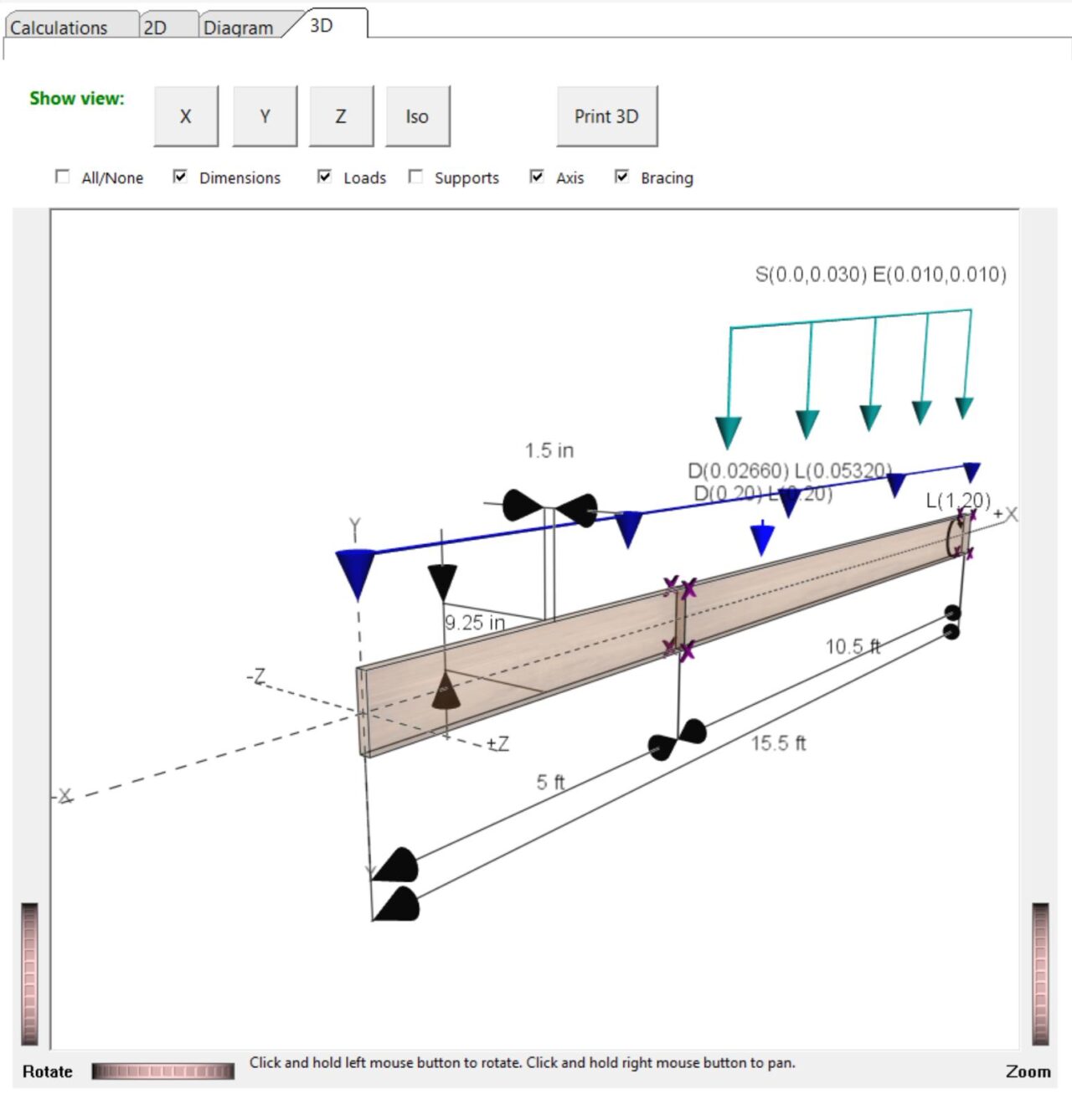 Multiple Simple Beam Analysis & Design - ENERCALC
