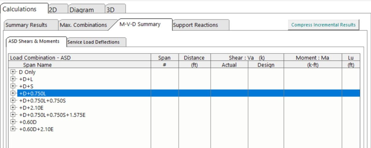 Multiple Simple Beam Analysis & Design - ENERCALC
