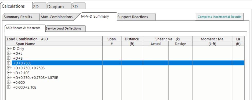 Multiple Simple Beam Analysis & Design - ENERCALC