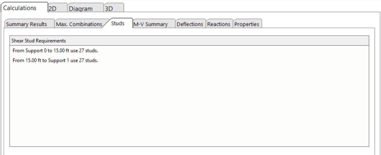 Composite Steel Beam Module - ENERCALC