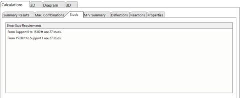 Composite Steel Beam Module - ENERCALC