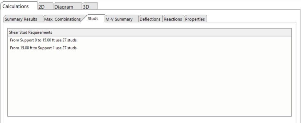 Composite Steel Beam Module - ENERCALC
